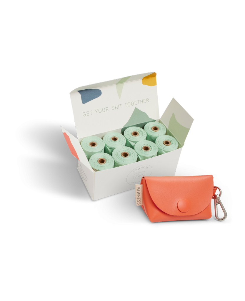 Shop Now At Pawness | Poop scoop kit - Coral